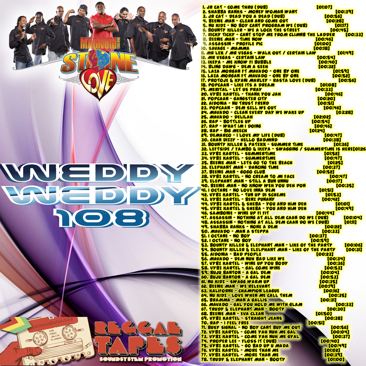 STONE LOVE - WEDDY WEDDY 108 | REGGAETAPESHOP